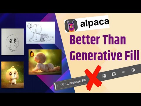Alpaca Alternative To Photoshop's Generative Fill - Free AI tool for Photoshop