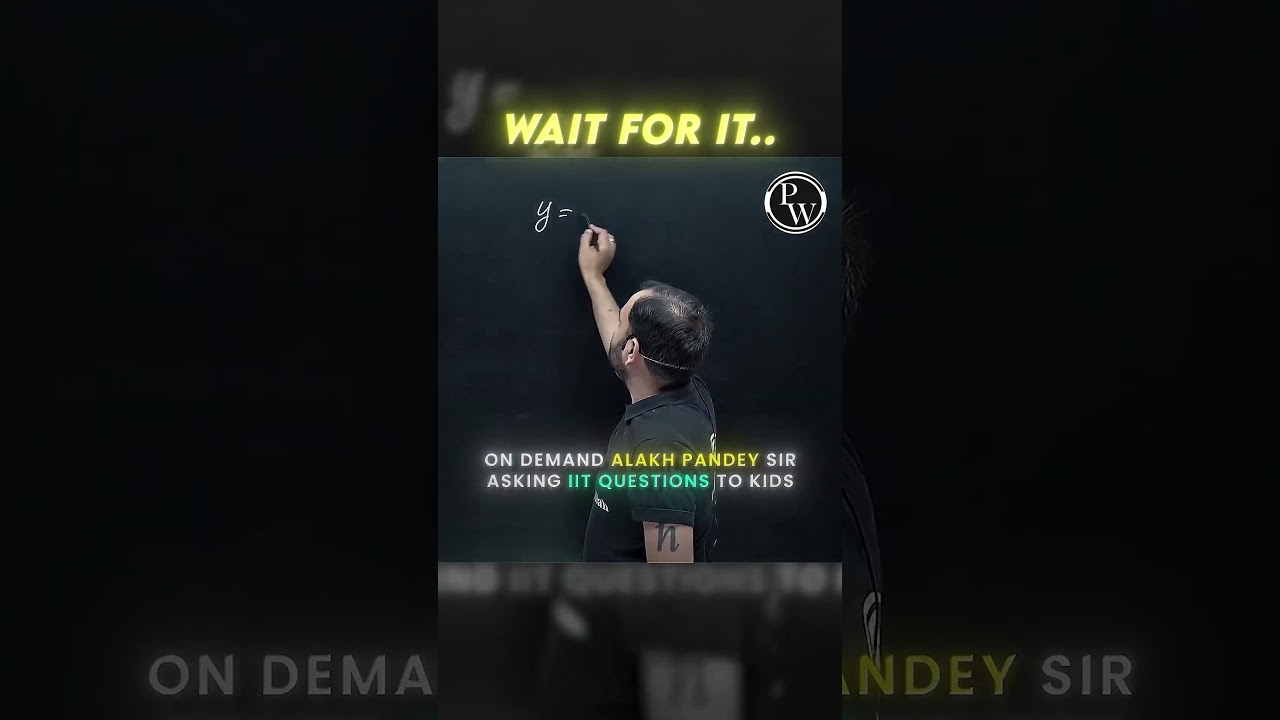 Class 7th Student Solving IIT Questions 🔥🤔  #physicswallah #pw #alakhsir #iit #student