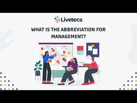 What is the Abbreviation for Management? | Livetecs
