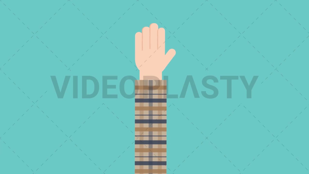 Hand Gesture: High Five Animation [MOV & GIF]