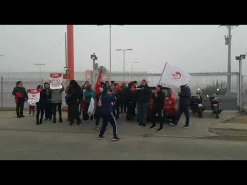 Paralización de actividades de trabajadores de supermercado A Cuenta de Cartagena.
