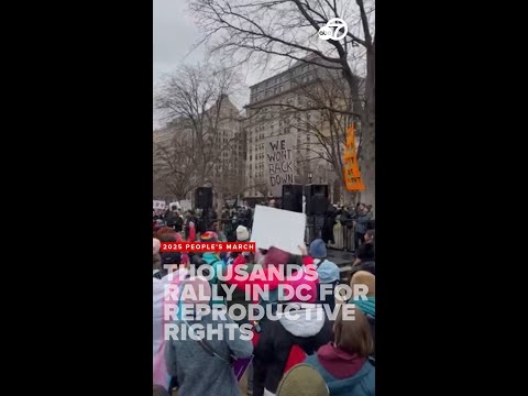 Thousands rally in DC for 2025 People's March