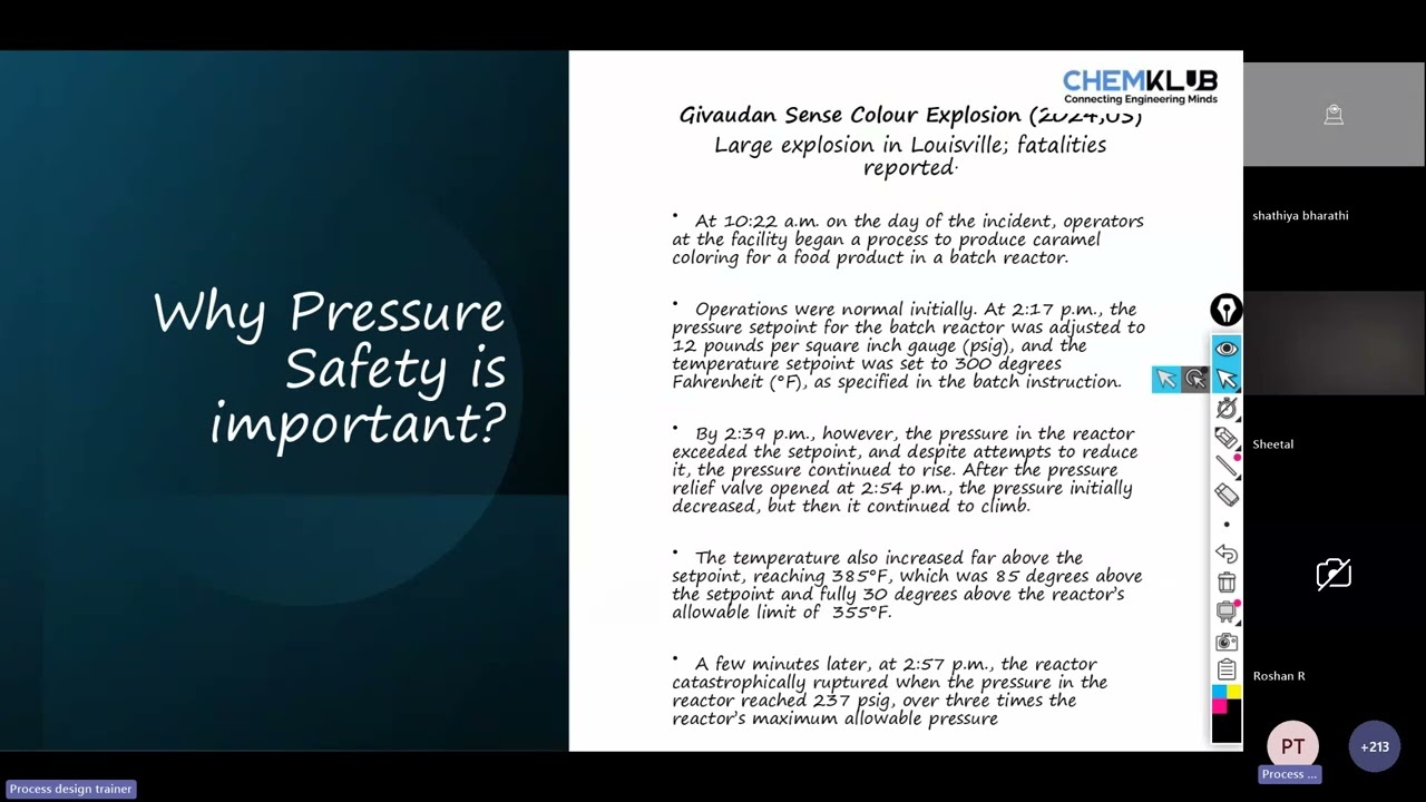 Webinar on Pressure Safety Valves
