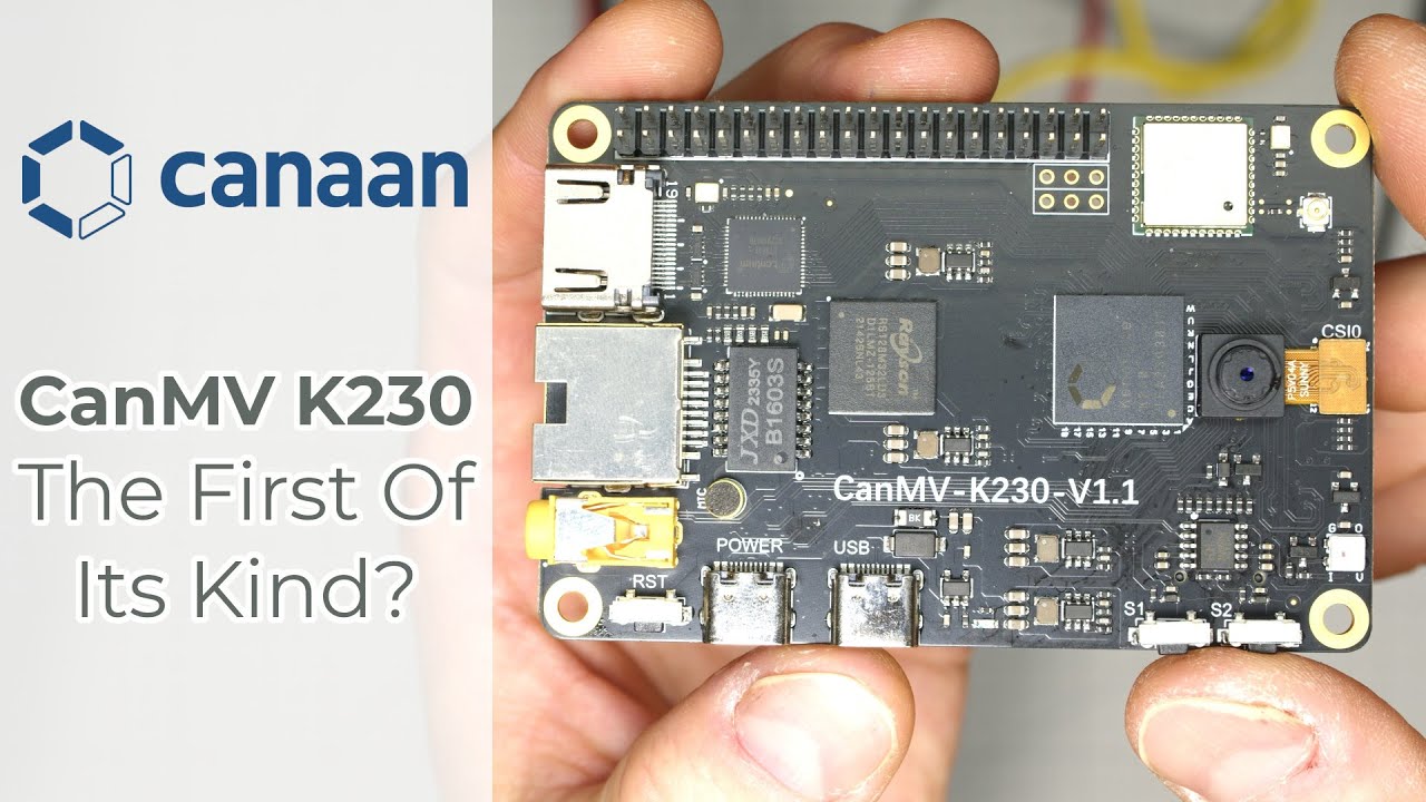 CanMV K230 SBC - Kendryte RISC-V MCU with Vector Extension 1.0.0 (RVV 1.0.0)