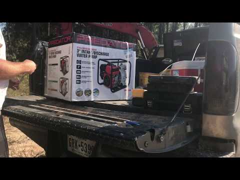 Harbor Freight 3" Trash Pump Setup and Review
