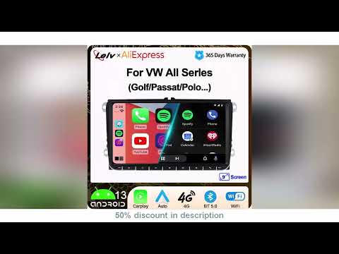 Why Everyone’s Talking About This Product! Lelv 9" Car Radio Android 12 Multimedia Player For VW V