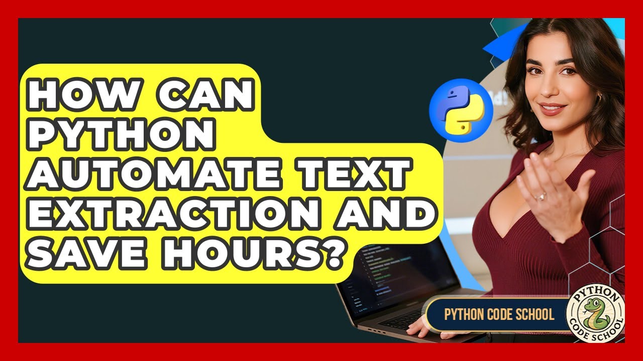 How Can Python Automate Text Extraction And Save Hours? - Python Code School