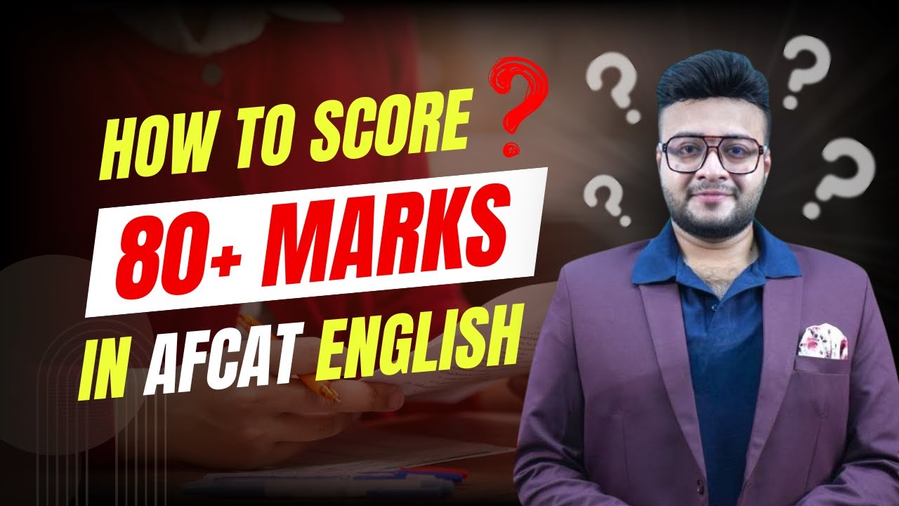 How to Score 80+ Marks in AFCAT English | 8 Minutes Smart Strategy 🔥