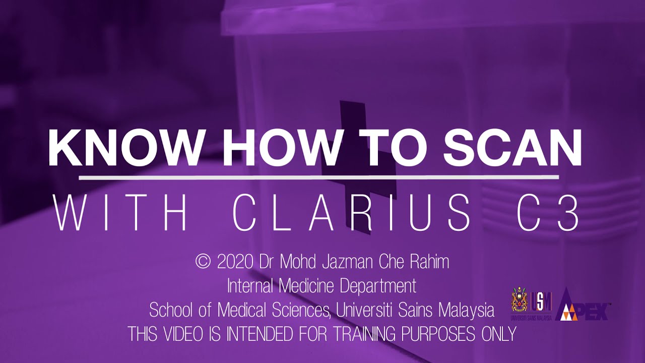 How to scan with Clarius C3