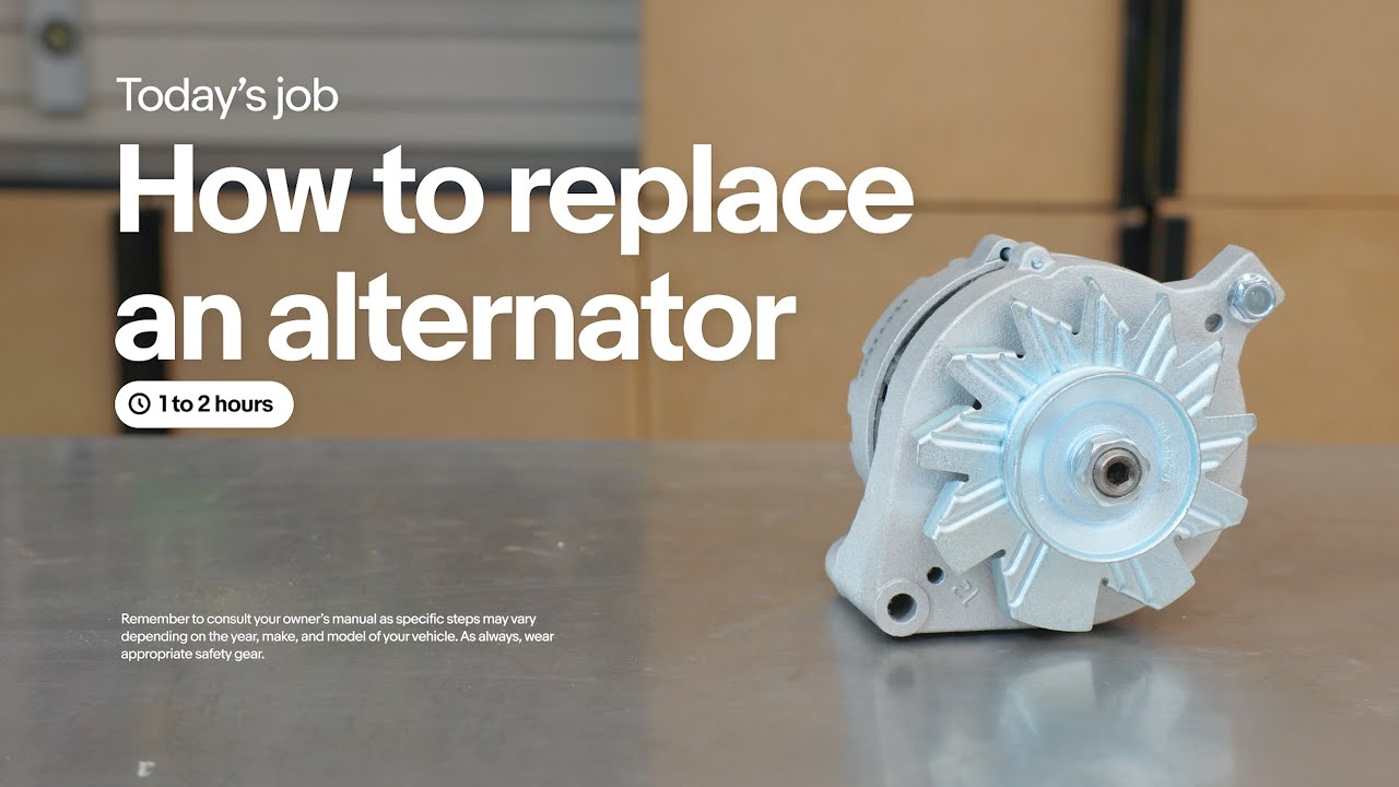 How to replace an alternator with eBay Motors