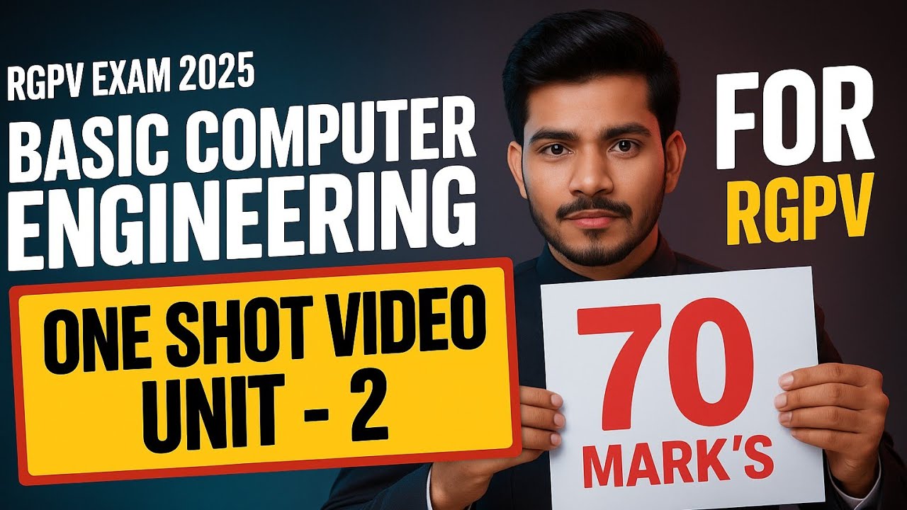 basic computer engineering 1st year rgpv unit 2 one shot | basic computer engineering one shot | BCE