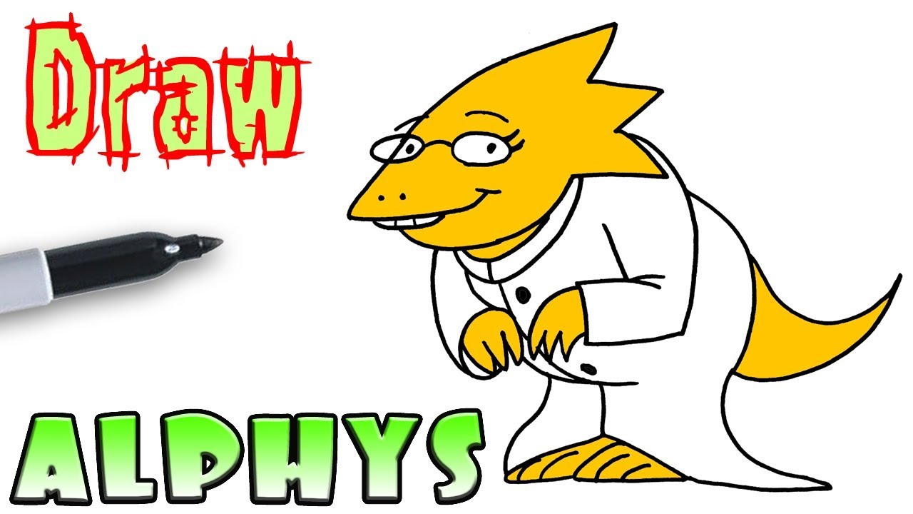 How to Draw Alphys | Undertale