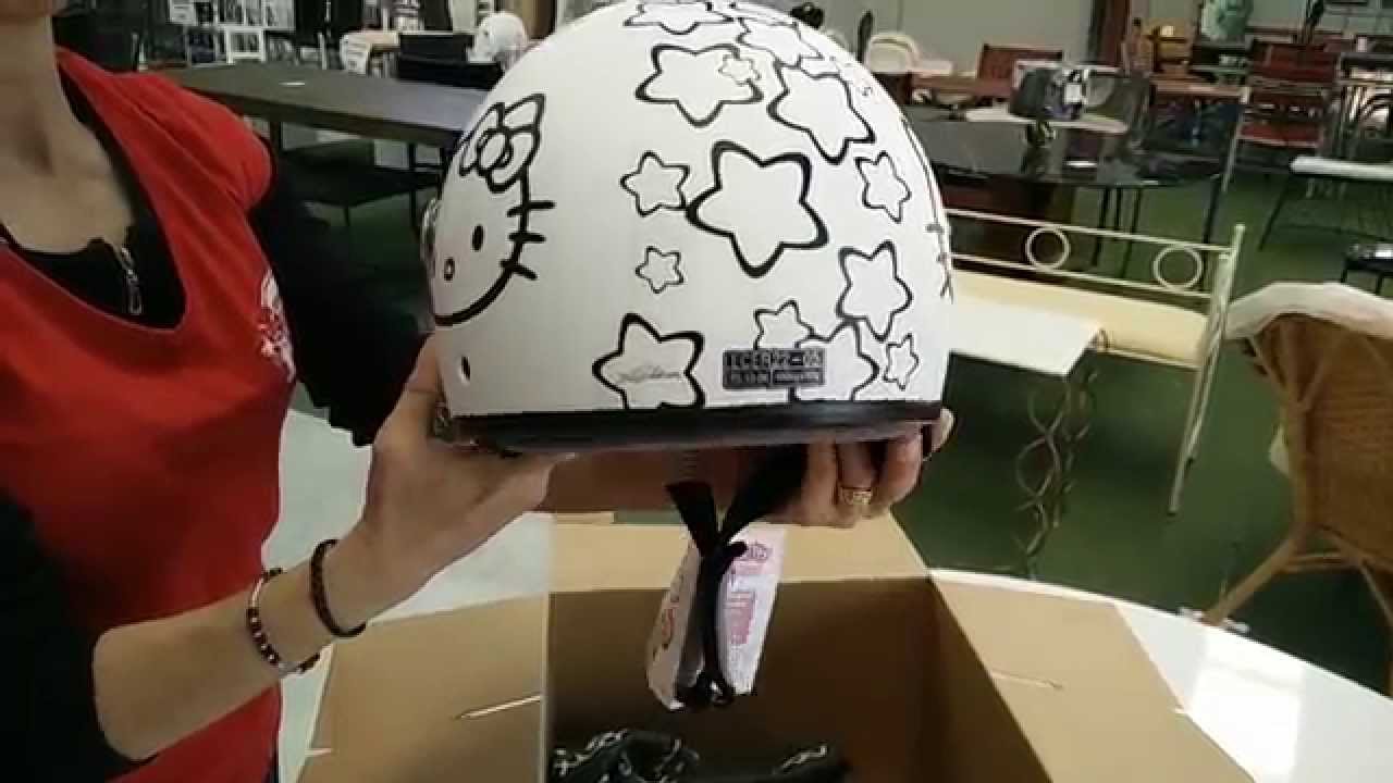 Casco de Moto Hello Kitty