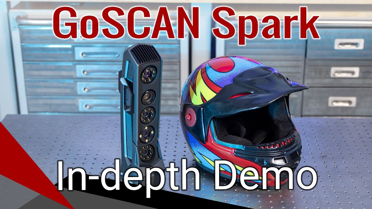 Creaform GoSCAN Spark 3D Scanner -  In-Depth Demonstration