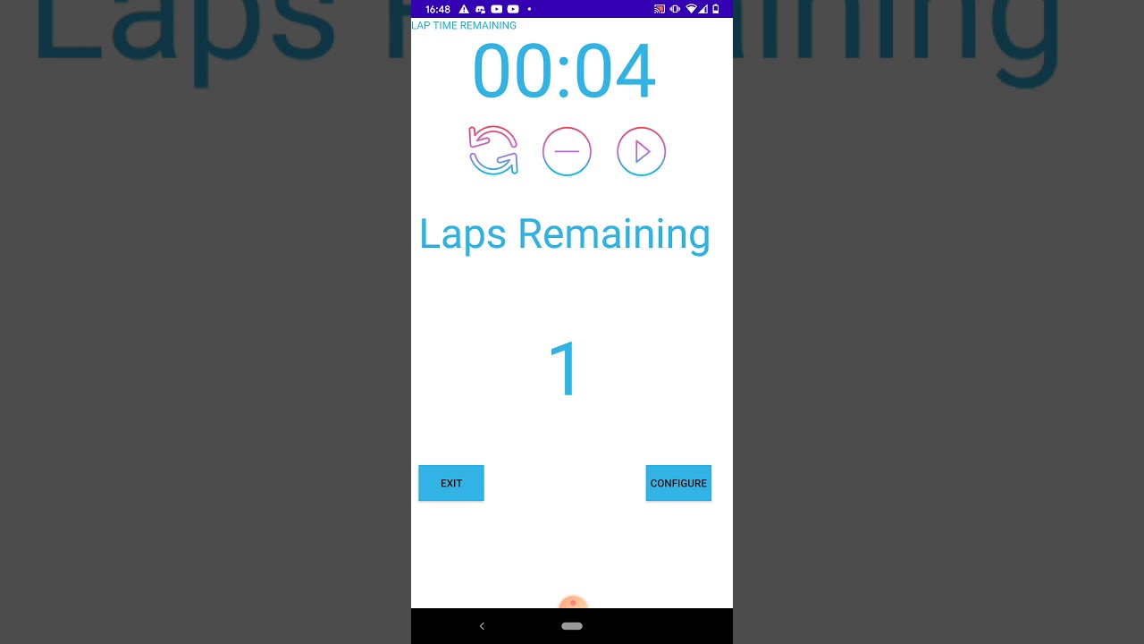 Lap Timer made in Android Studio