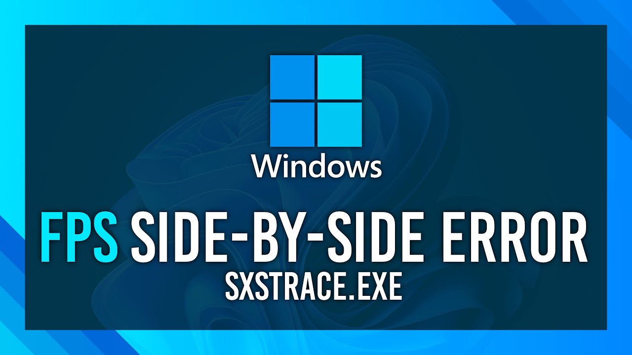 Side-By-Side Error FIX | Simple Windows Guide