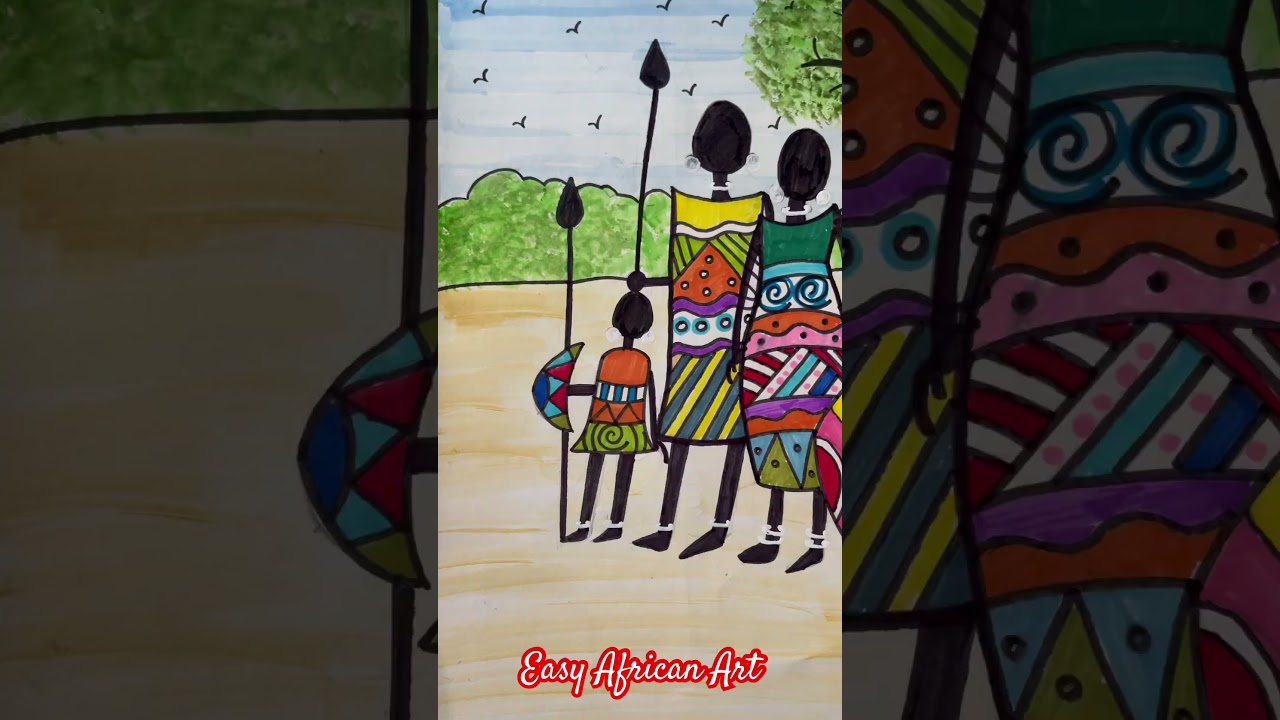 Brilliant African Art Idea for Kids – So Easy & Inspiring!