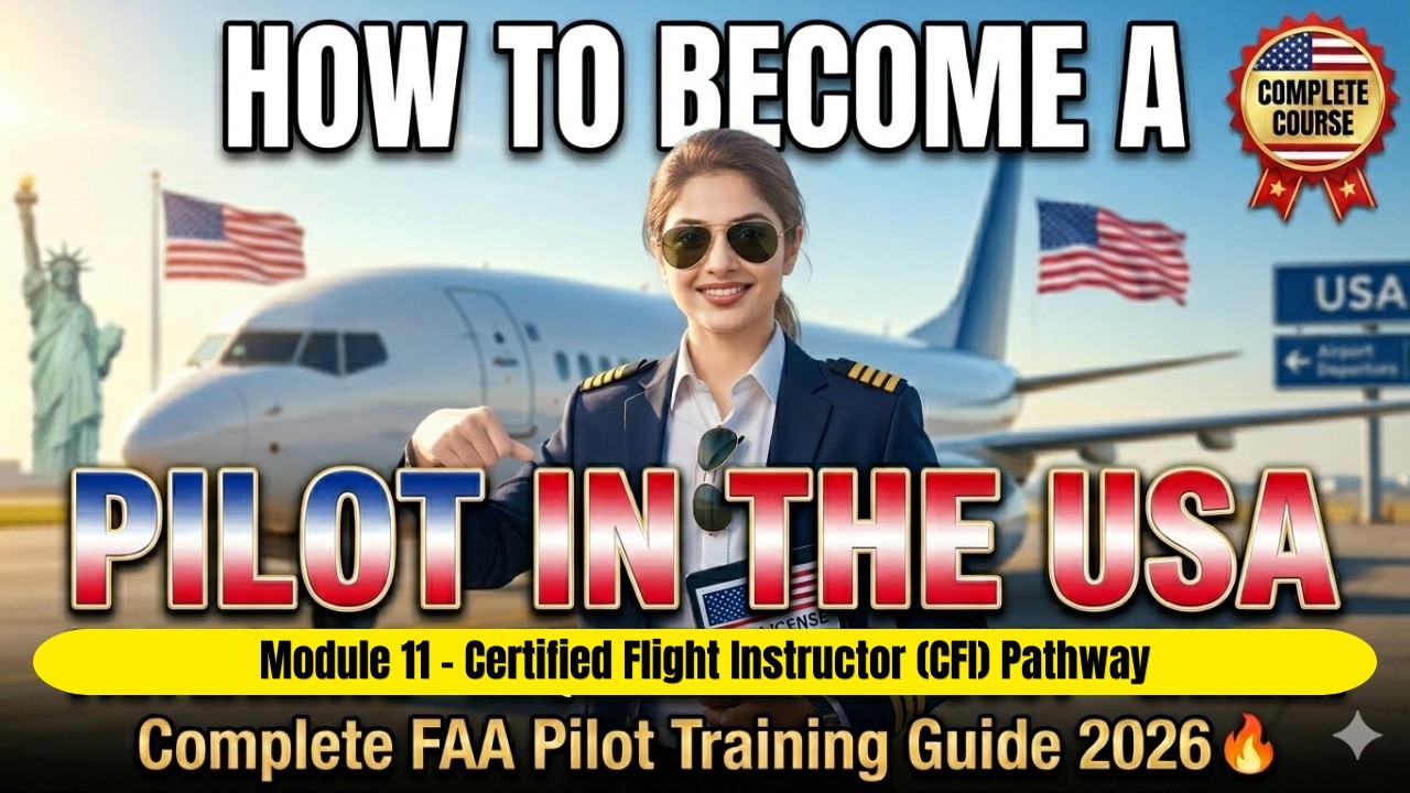 Module 11 – Certified Flight Instructor (CFI) Pathway #PilotTraining #Pilot #Aviation #vlogs #faa
