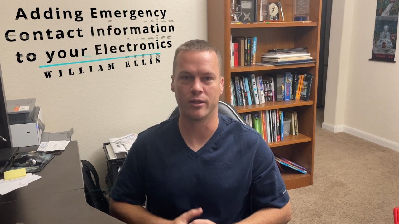 PSA: Add Emergency Contact Info to Your Electronic Devices