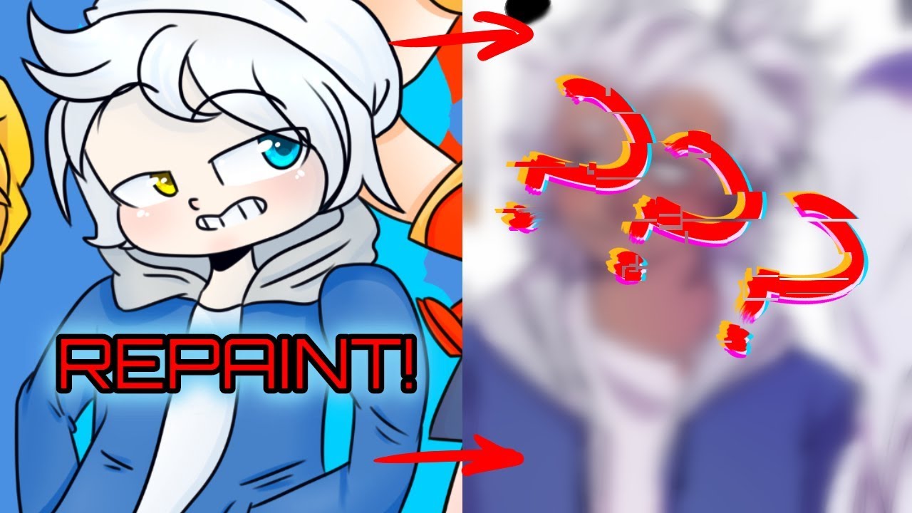 REPAINT! - Undertale Characters as Humans Speedpaint