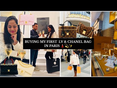 Buying My FIRST Chanel & Louis Vuitton Bags | Paris Luxury Shopping Vlog