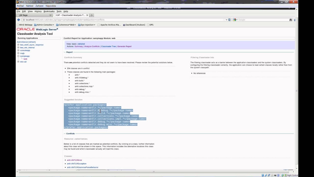 Demo Classloader Analysis Toolu