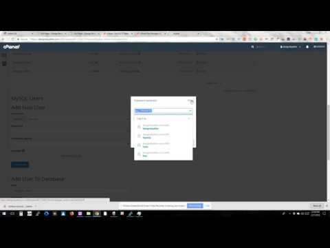 Set Up WordPress Database in cPanel | Connect User to MySQL Database for wp-config file