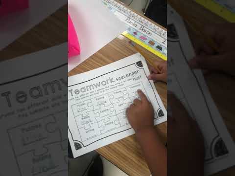 Team Work Scavenger  Hunt