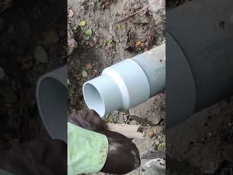 plumbing #spbconstruction #5" to 4" inch reducer