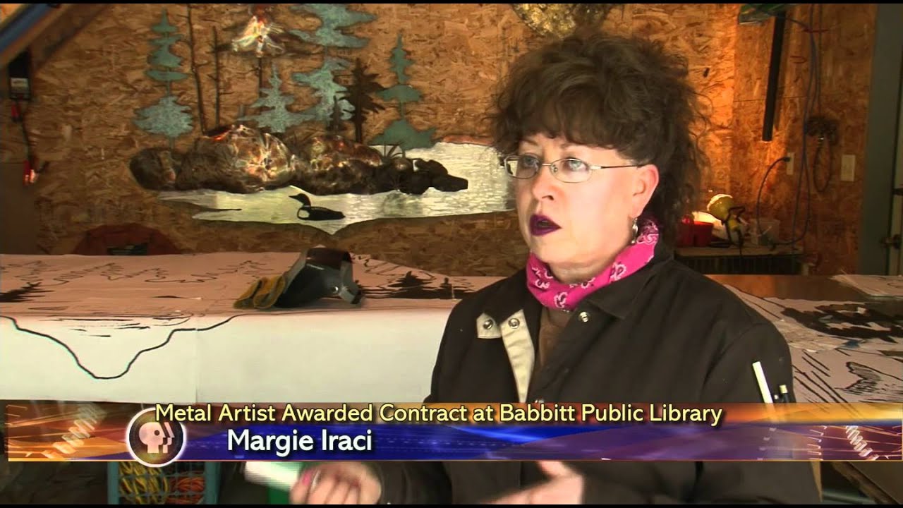 Artist Margie Iraci's Work on Display at Babbitt Public Library    Lakeland News at Ten   June 16, 2011
