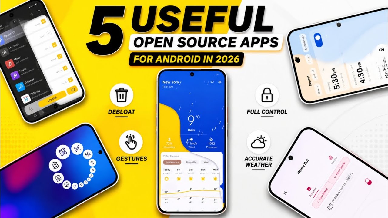 5 Super Useful Open Source Android Apps You Need in 2026