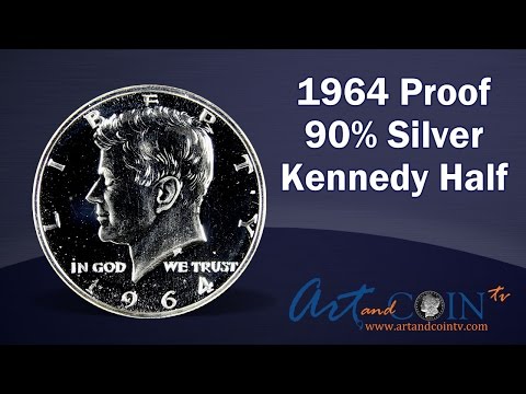 1964 Proof Kennedy Half 90% Silver at Art and Coin TV