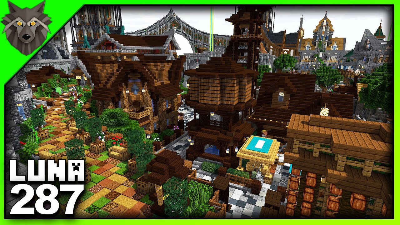 Minecraft Survival 287 | Updating Old Builds! | Power Towers | LUNA SSP Phase 3