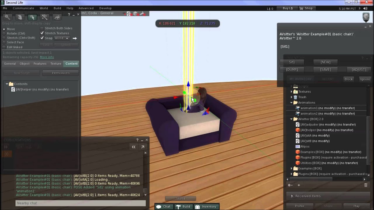AVsitter2 Tutorial #1 - Basic Setup