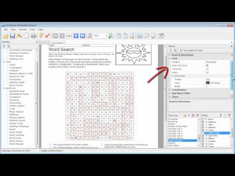 Vocabulary Worksheet Factory 4: Create a Word Search