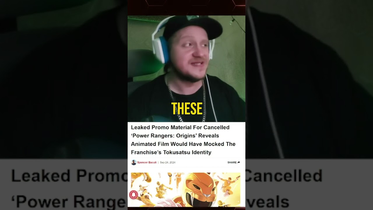 Cancelled POWER RANGERS animated movie MOCKS Power Ranger concept #powerrangers #hollywood