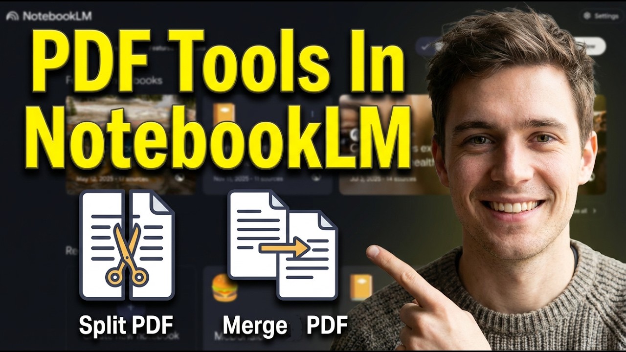 NotebookLM PDF - How to split PDFs by chapter and page or merge