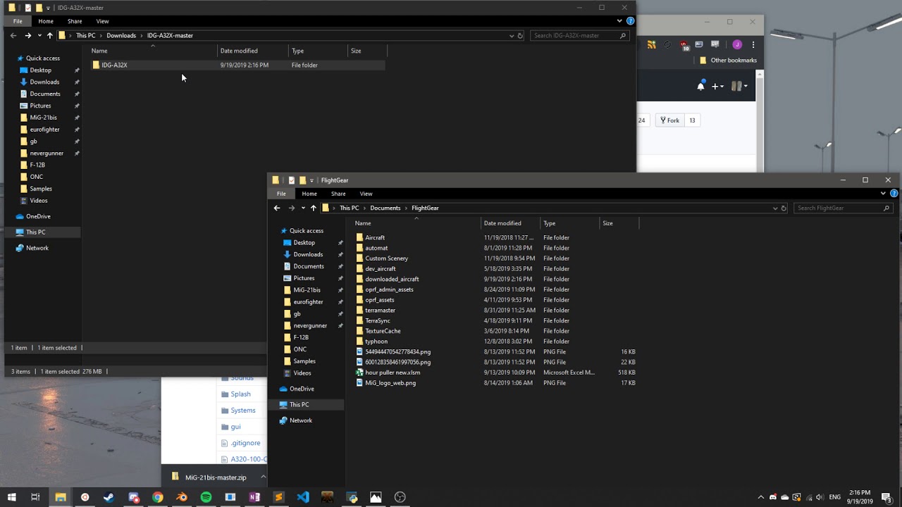 FlightGear - How to install (most) aircraft from GitHub