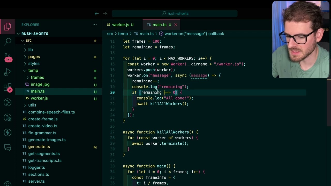I got 10x faster performance from this simple Node.js refactor