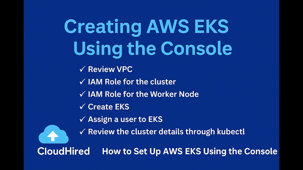 Creating AWS EKS Using the Console | Step-by-Step Setup Tutorial (2025)