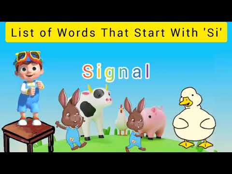 Fun With English: List of Words That Start With 'Si'