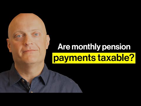 Are monthly pension payments taxable?