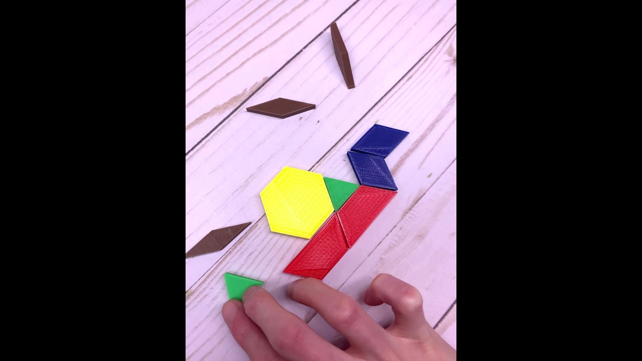 Pattern Blocks: Snail || 3D Printed