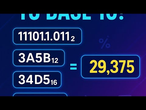 "Convert Any Number to Base 10 Easily! | Number System Secrets Explained "