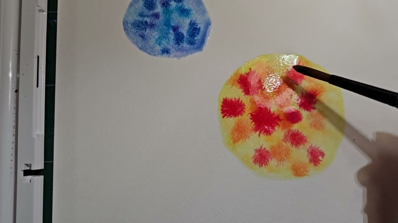 Watercolor Dot Diffusion for International Dot Day!