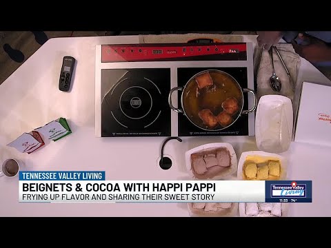 Beignets & cocoa with Happi Pappi