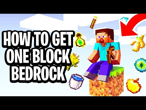 How To Download Minecraft One Block World! (Minecraft Bedrock Edition Tutorial)