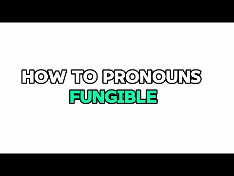 How to pronounce FUNGIBLE | Pronounce Fungible in English