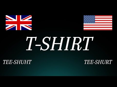 Learn How to Pronounce 'T-Shirt' Perfectly: UK vs USA (Clothing Pronunciation)