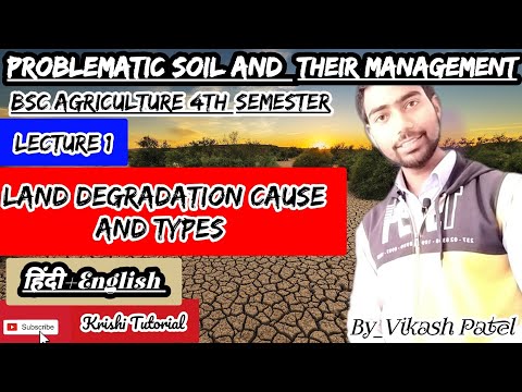 Land Degradation | Causes | Types | Problematic soil and their Management | BSc Agriculture 4th sem